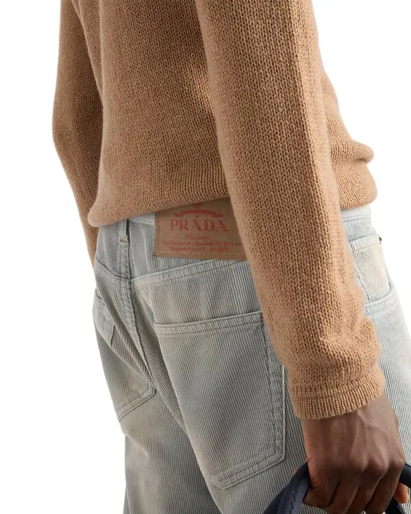 Prada Classic Fit Corduroy Jeans