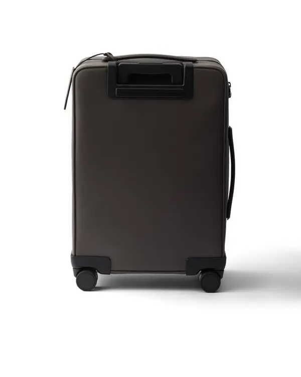 Prada Saffiano Leather Trolley - Grey