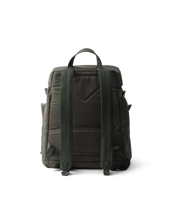 Prada Re-nylon And Leather Backpack
