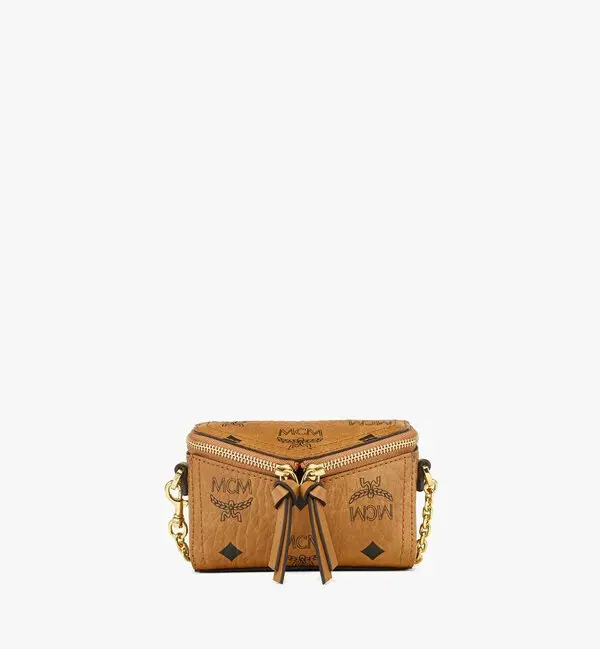 Mcm Diamant 3d Charm - Cognac