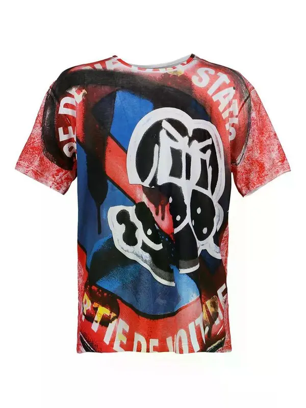 CHITO Graphic-print Short-sleeve T-shirt - Red