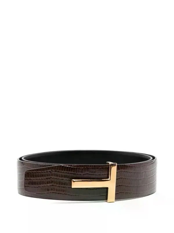 TOM FORD T Icon Belt - Brown