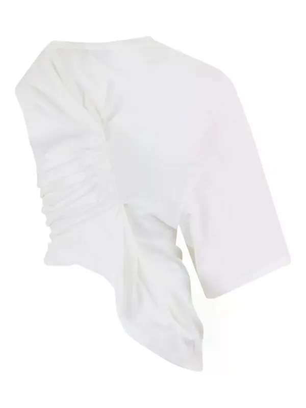 A.W.A.K.E. Mode Asymmetric Ruched Top