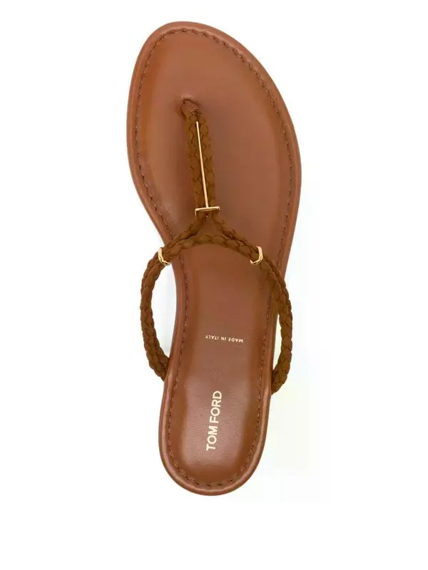 TOM FORD Lily Thong Sandals - Brown