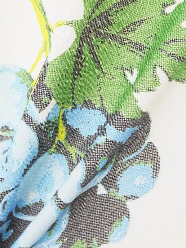 GANNI - Grapes Printed Organic Cotton-Jersey T-Shirt