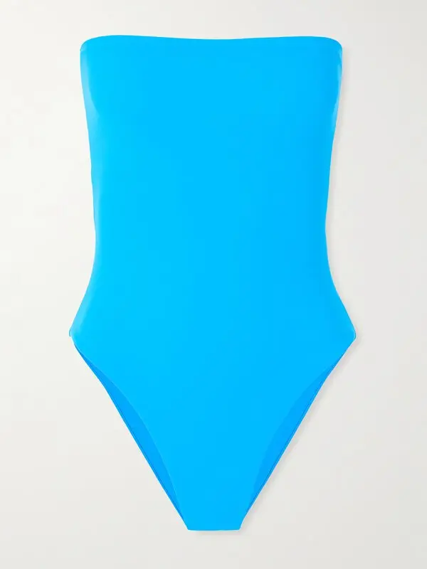 LIDO Sedici Bandeau One-piece Swimsuit - Blue