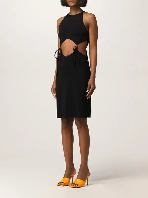 Bottega Veneta Cut-out Mini Dress With Laces