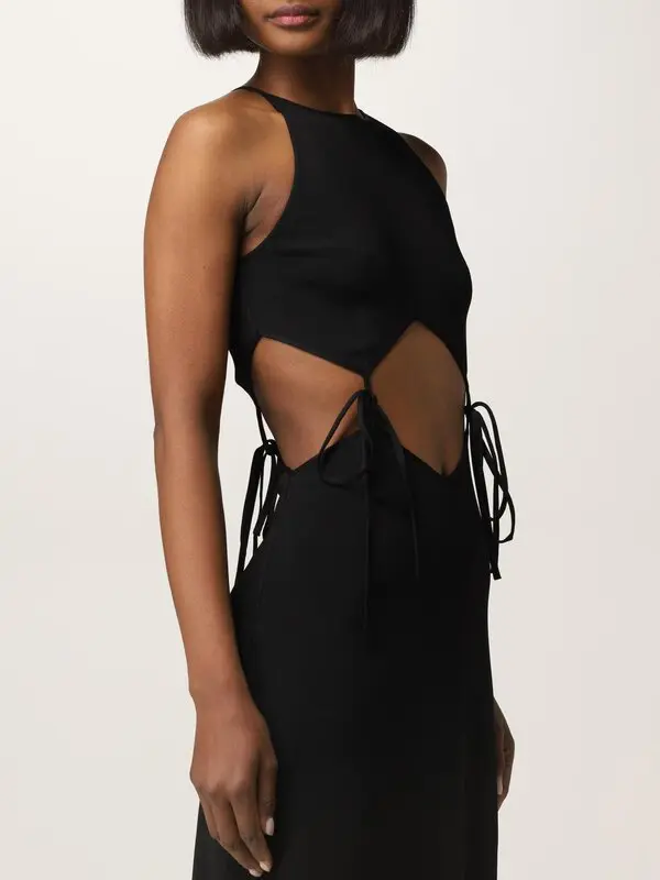 Bottega Veneta Cut-out Mini Dress With Laces
