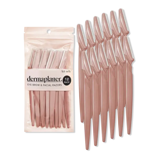 KITSCH Recycled Plastic Dermaplaner 12 Piece Set - Terracotta