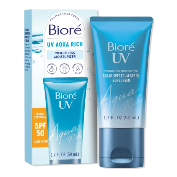 BIORE Uv Aqua Rich Daily Hydrating Facial Moisturizer Spf 50 - One-color