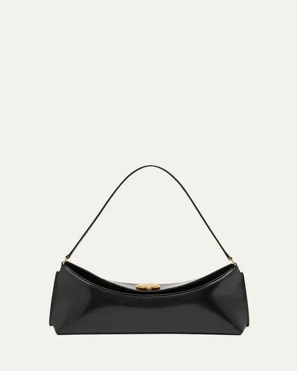 Jacquemus Le Calisso Patent Leather Shoulder Bag - Black