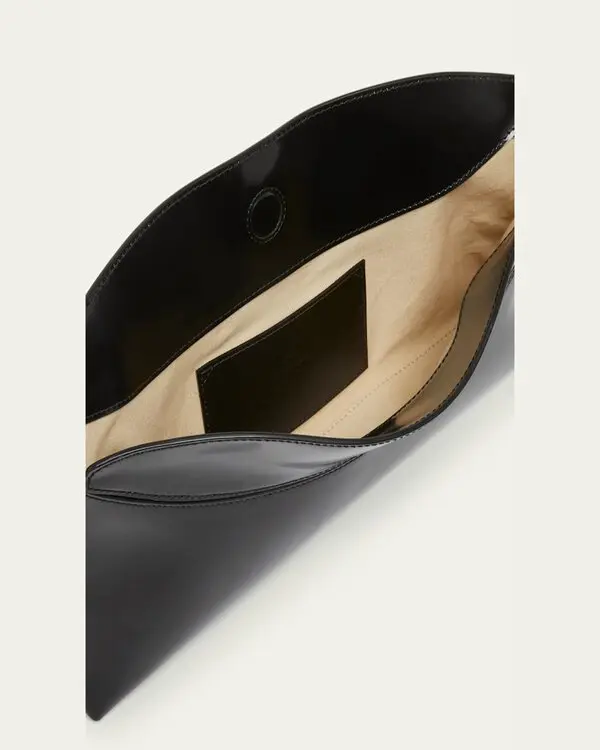 Jacquemus Le Calisso Patent Leather Shoulder Bag - Black