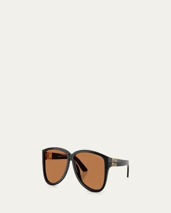 Miu Miu Acetate Aviator Sunglasses