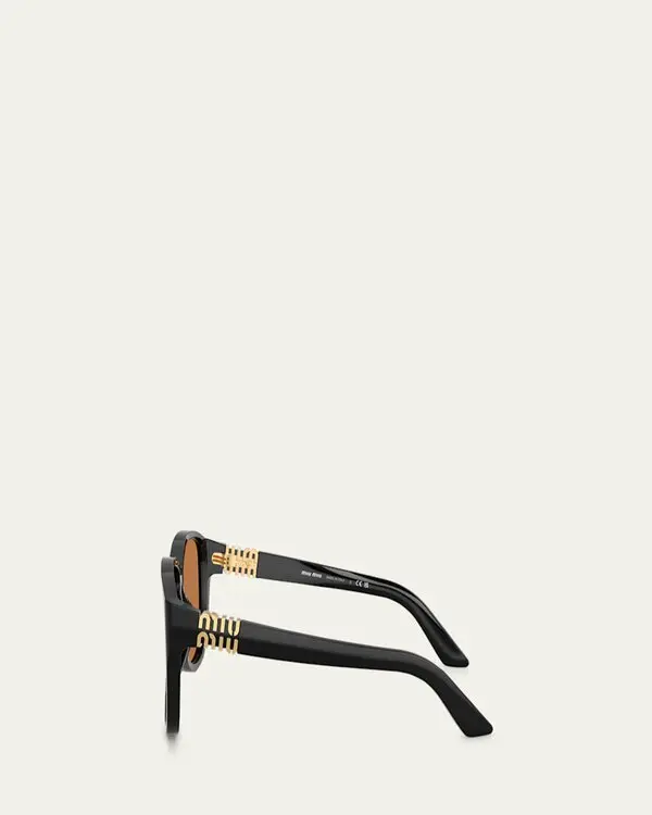 Miu Miu Acetate Aviator Sunglasses
