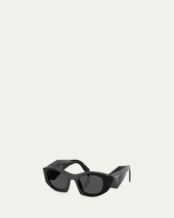 Prada Acetate Oval Sunglasses