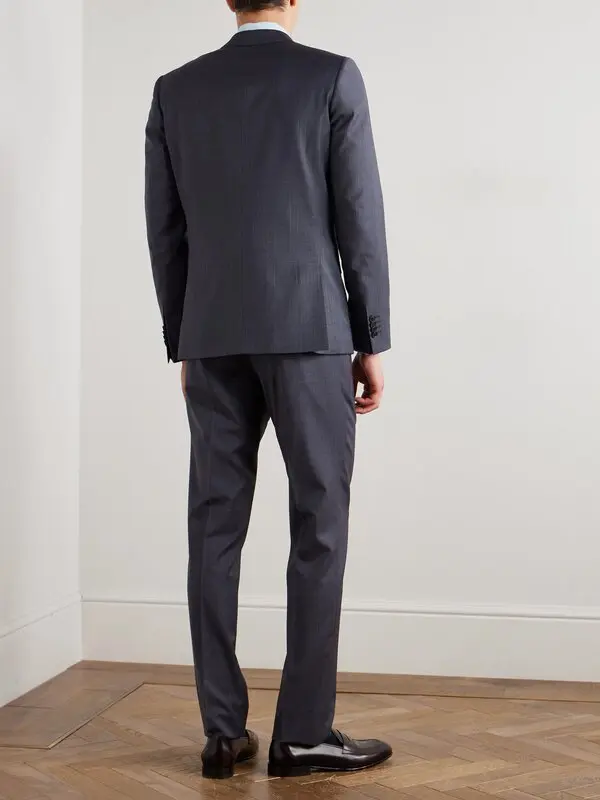 Paul Smith The Soho Striped Wool Suit - Blue
