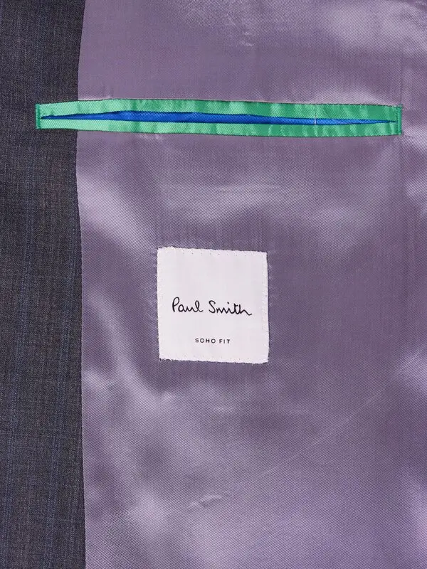 Paul Smith The Soho Striped Wool Suit - Blue