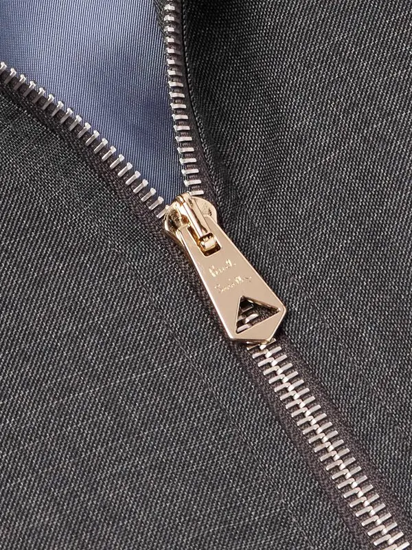 Paul Smith Checked Wool Bomber Jacket