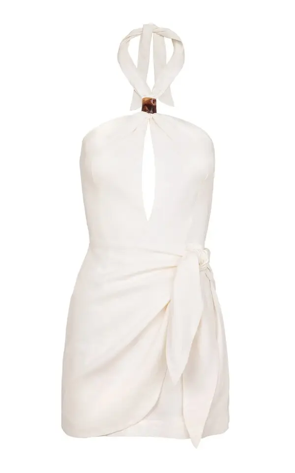 VIX PAULA HERMANNY Luna Keyhole Mini Dress
