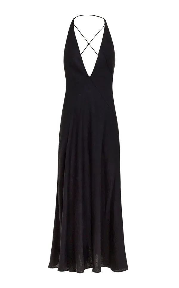 VIX PAULA HERMANNY Marbella Maxi Dress - Black