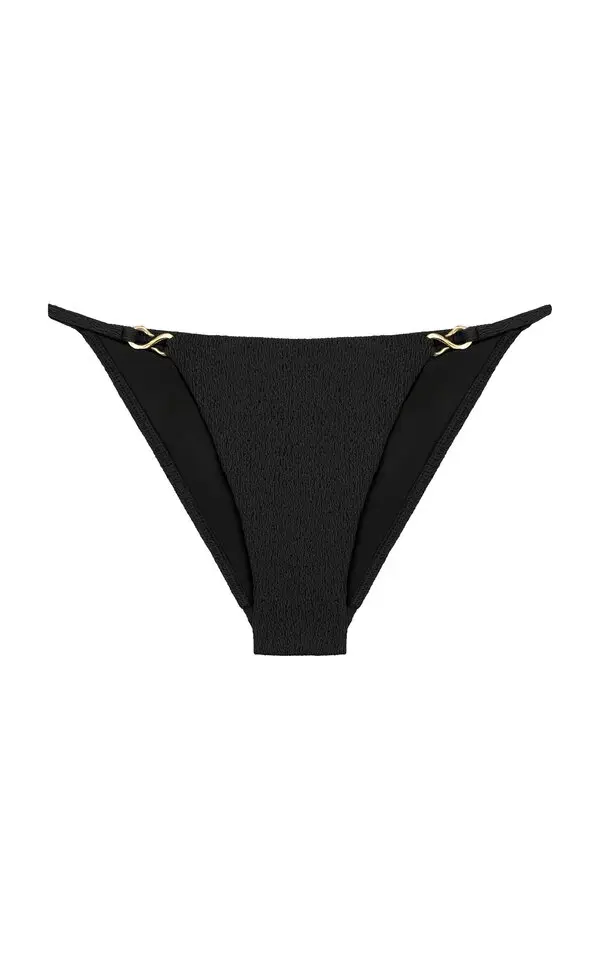 VIX PAULA HERMANNY Solaro Full Bikini Bottom - Black