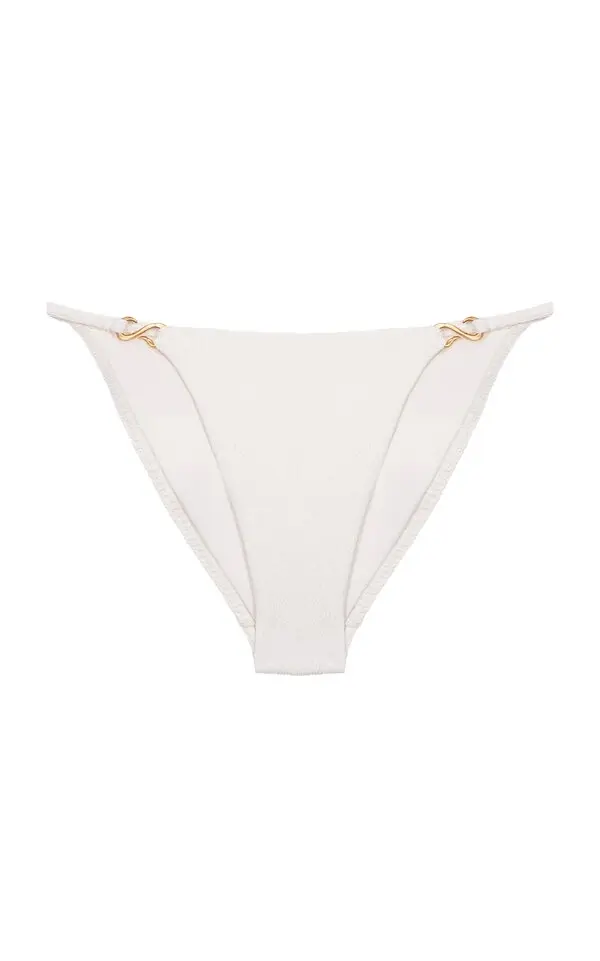 VIX PAULA HERMANNY Solaro Full Bikini Bottom - White