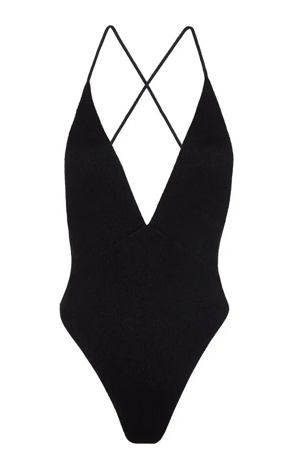 VIX PAULA HERMANNY Solaro One-piece Swimsuit - Black