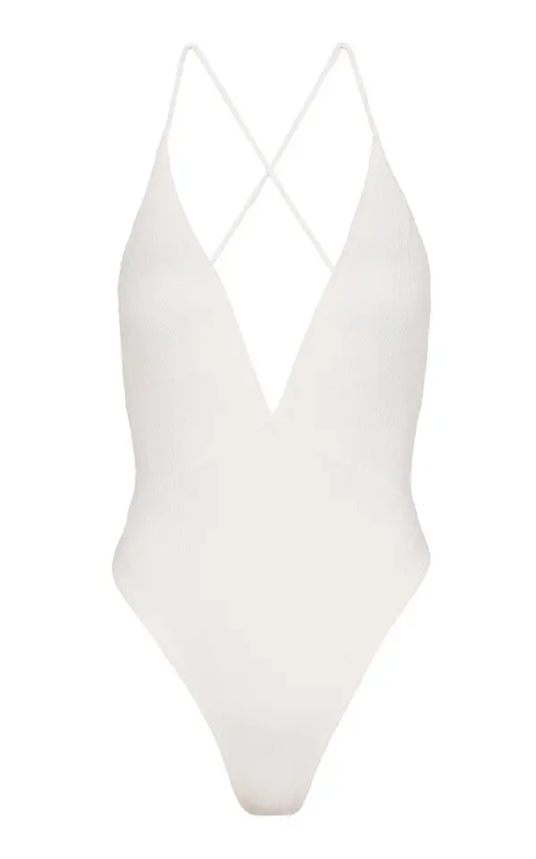 VIX PAULA HERMANNY Solaro One-piece Swimsuit - White