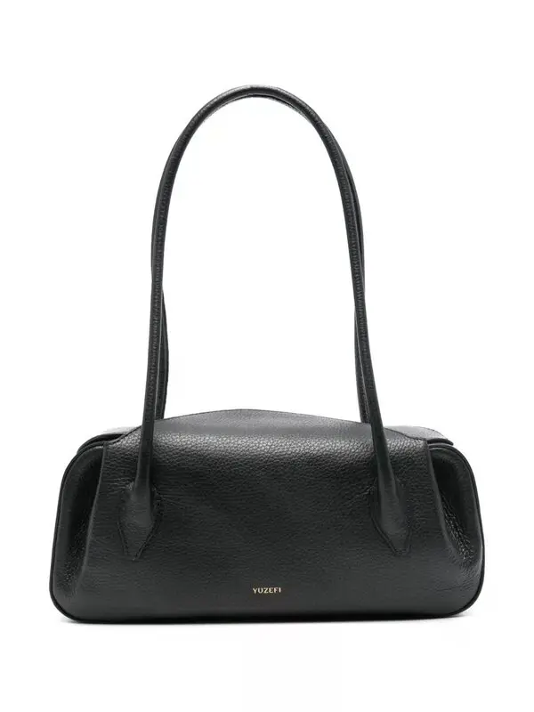 Yuzefi Oyster Shoulder Bag - Black