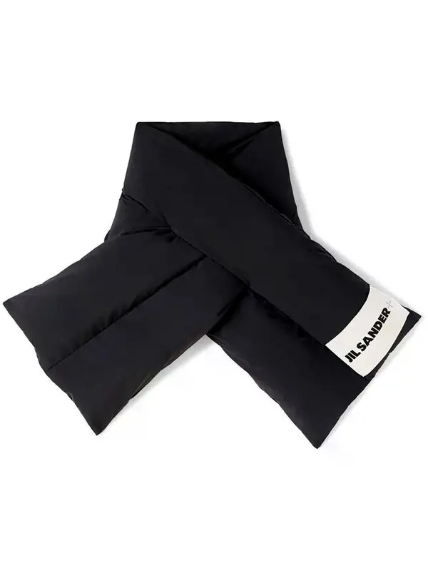 JIL SANDER Logo-patch Padded Scarf
