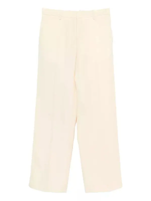 JIL SANDER High-waisted Wide-leg Wool Trousers