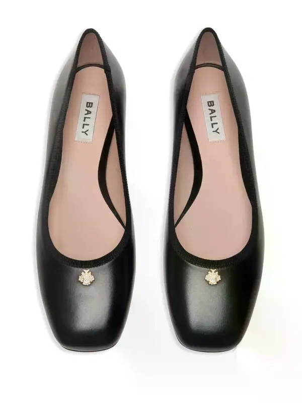 Bally Leather Ballet Flats
