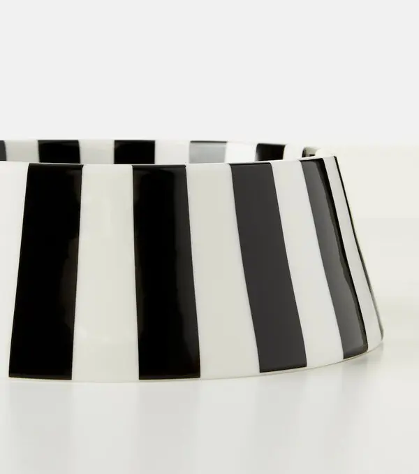 Jonathan Adler Vice Meow Striped Cat Bowl