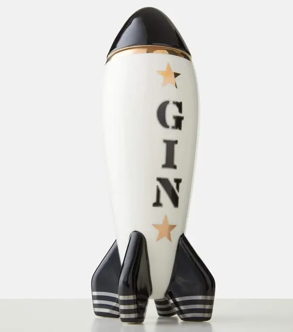 Jonathan Adler Rocket Porcelain Decanter