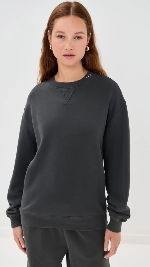 THE ELDER STATESMAN Daily Crew Sweatshirt