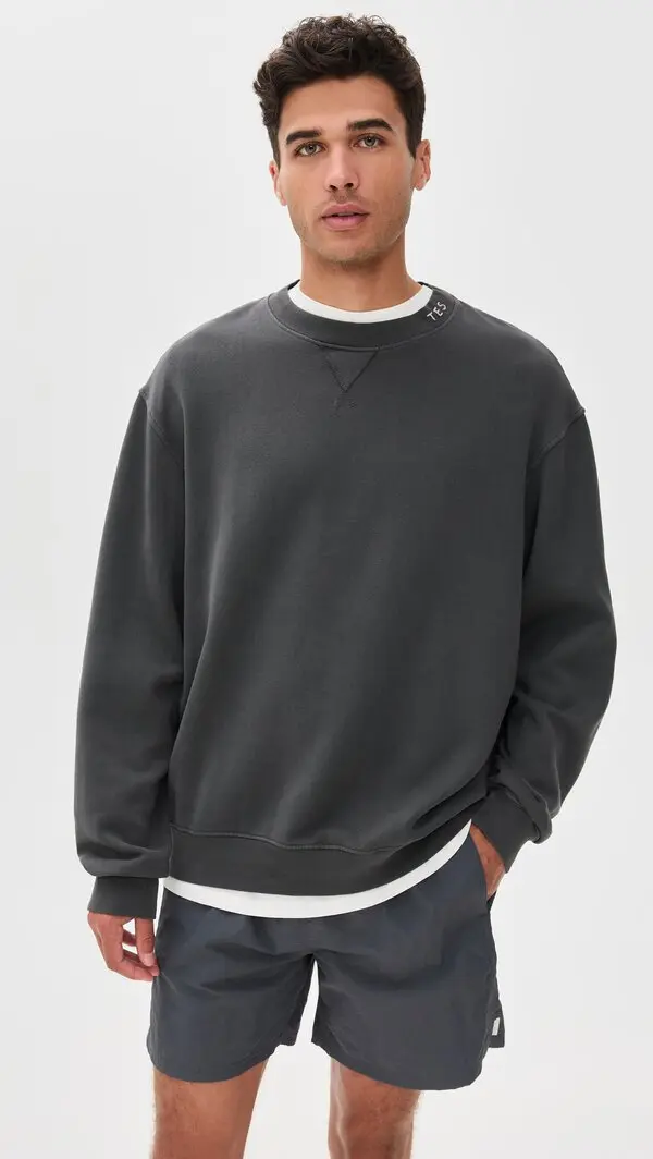 THE ELDER STATESMAN Daily Crew Sweatshirt