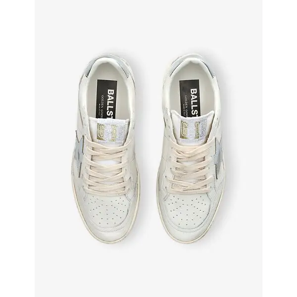 GOLDEN GOOSE Ball Star Leather Low-top Trainers - White/oth