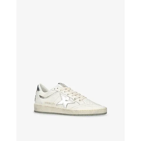 GOLDEN GOOSE Ball Star Leather Low-top Trainers - White/oth