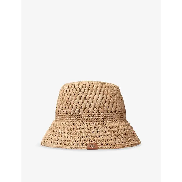 Maje Raffia Bucket Hat - Naturels