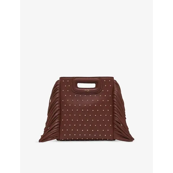 Maje Mini Leather Shoulder Bag