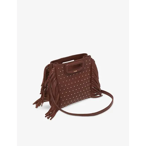 Maje Mini Leather Shoulder Bag
