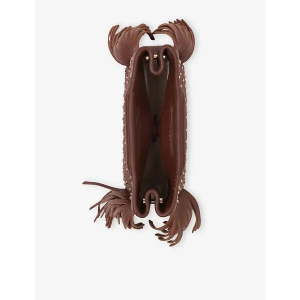 Maje Mini Leather Shoulder Bag