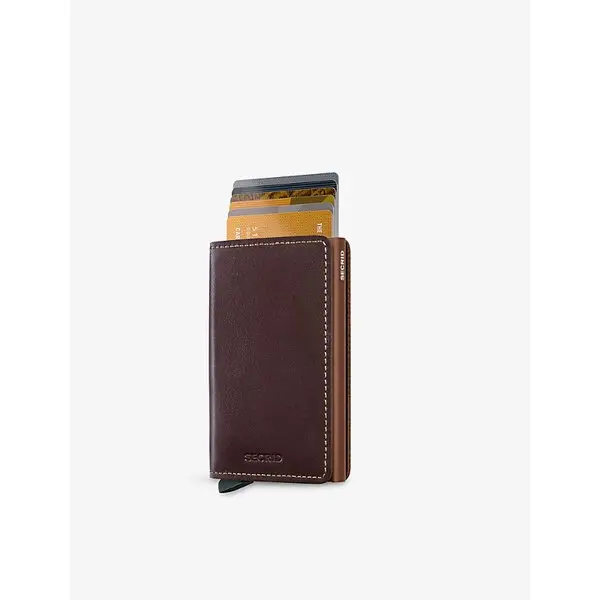SECRID Slimwallet Leather Wallet - Chocolate