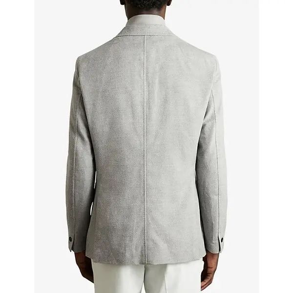 REISS Patch Gilet-insert Regular-fit Woven Blazer