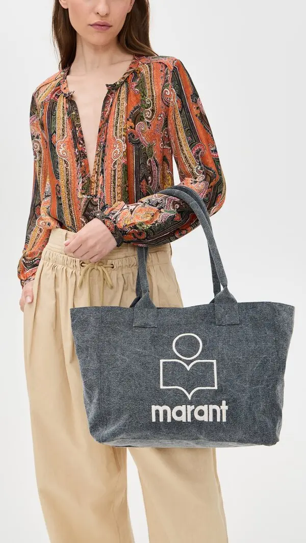 Isabel Marant Étoile Yenky Zipped Bag - Faded Black