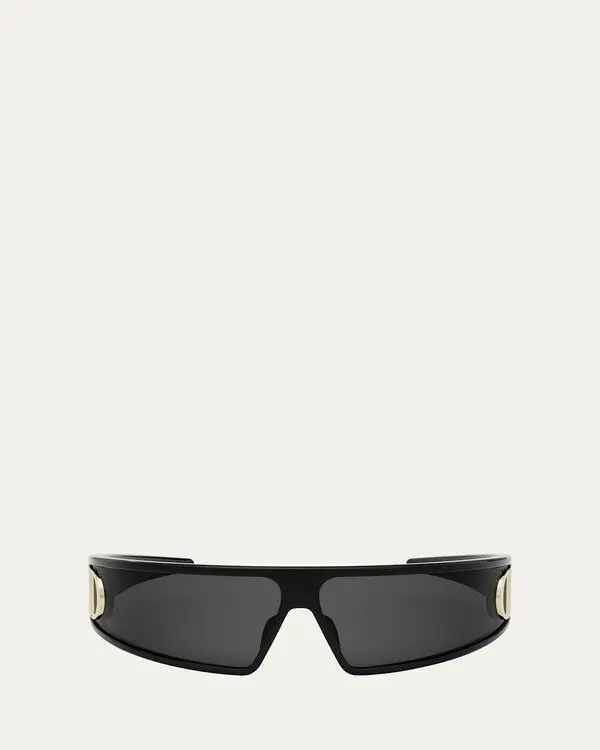Dior Wrap Sunglasses - Shiny Black/smoke