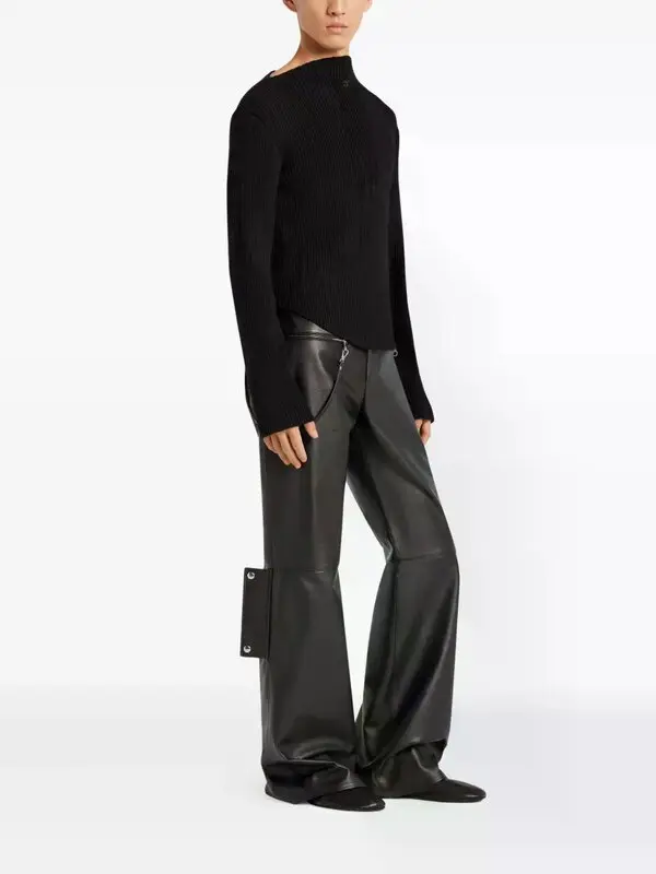 COURREGES Slash-neck Sweater