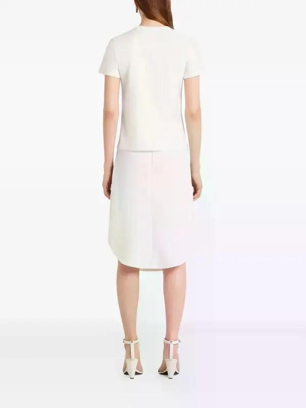 COURREGES Crew-neck Logo T-shirt