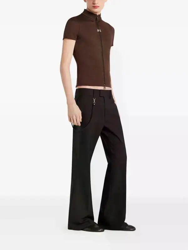 COURREGES Twill Bootcut Trousers