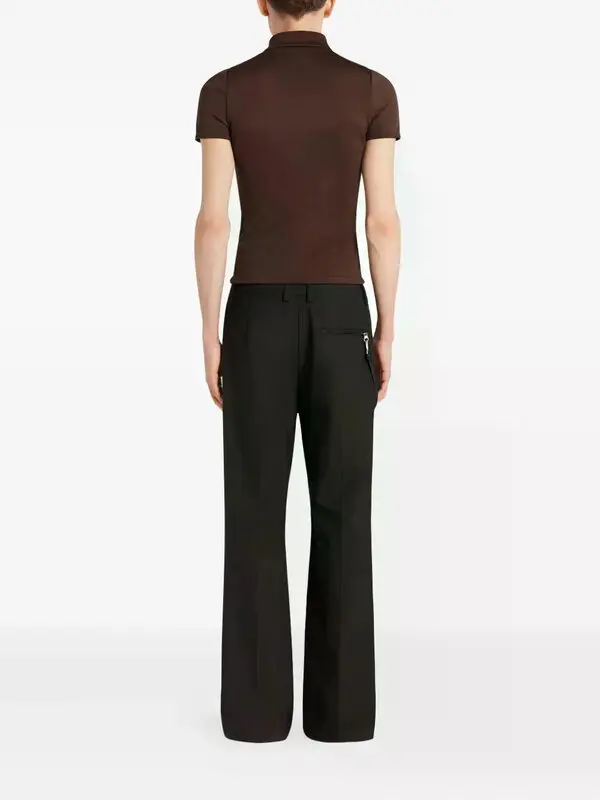 COURREGES Twill Bootcut Trousers